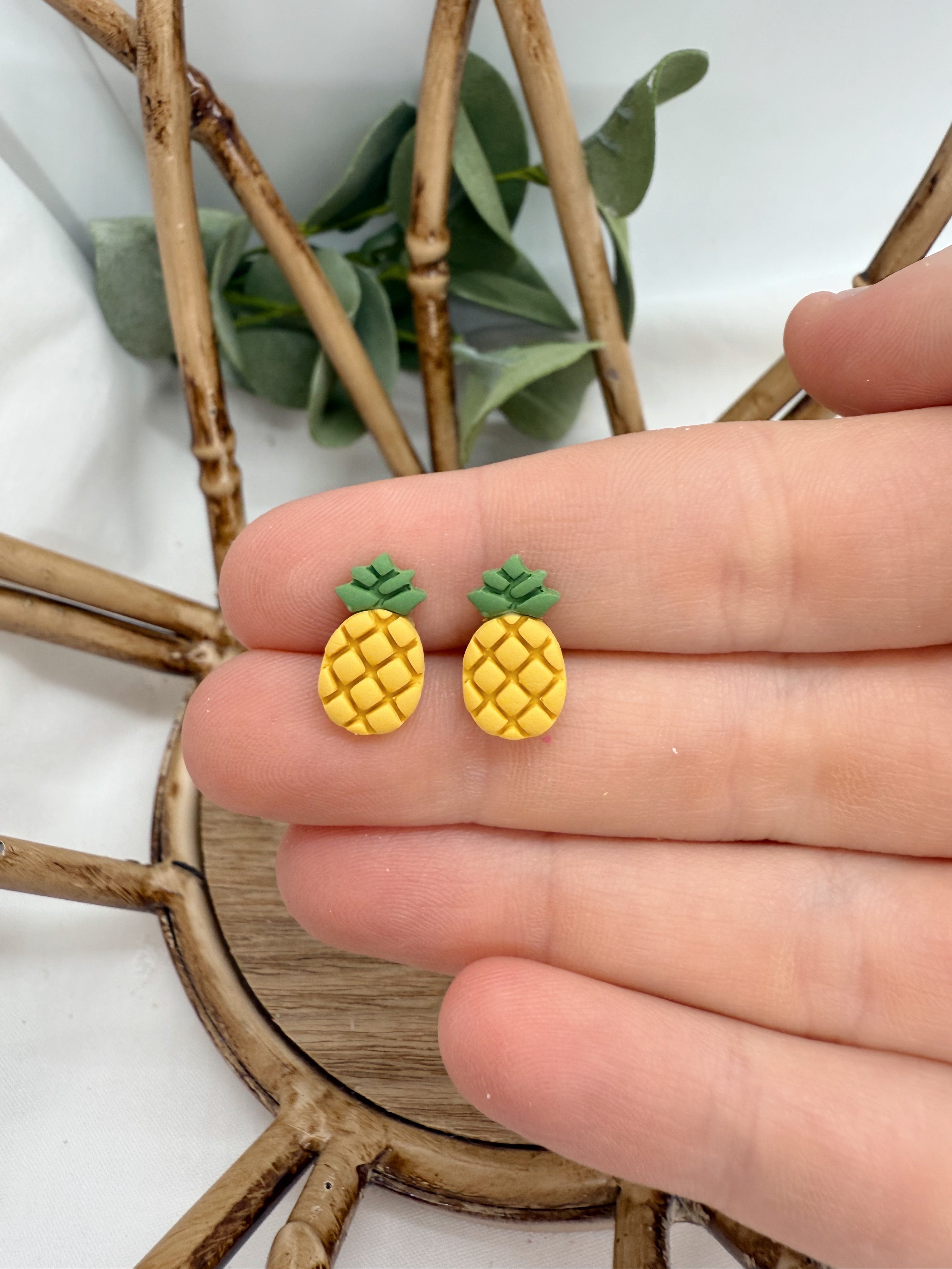 Pineapple Studs – Made With Love, Lauren