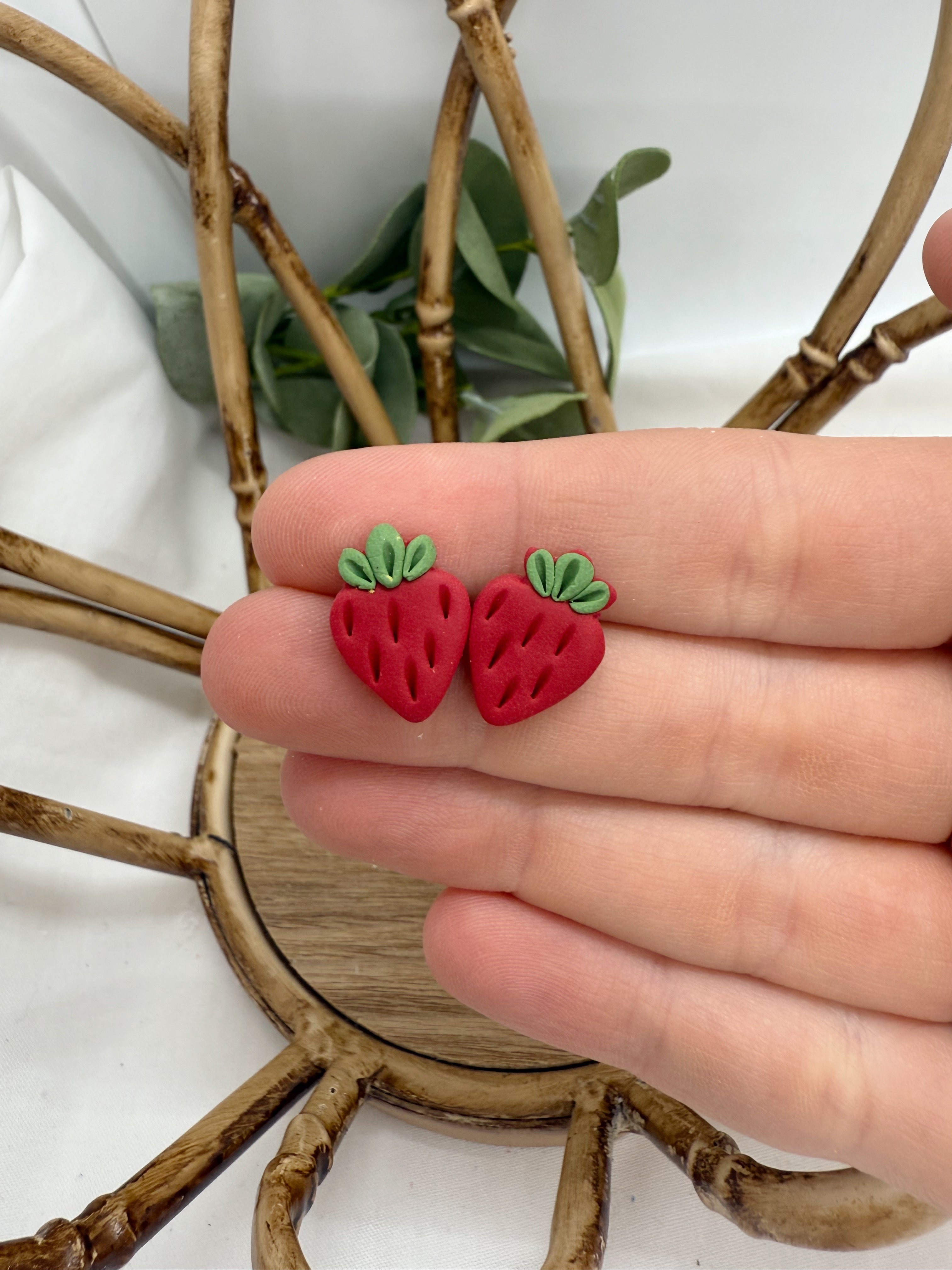 Strawberry Studs – Made With Love, Lauren
