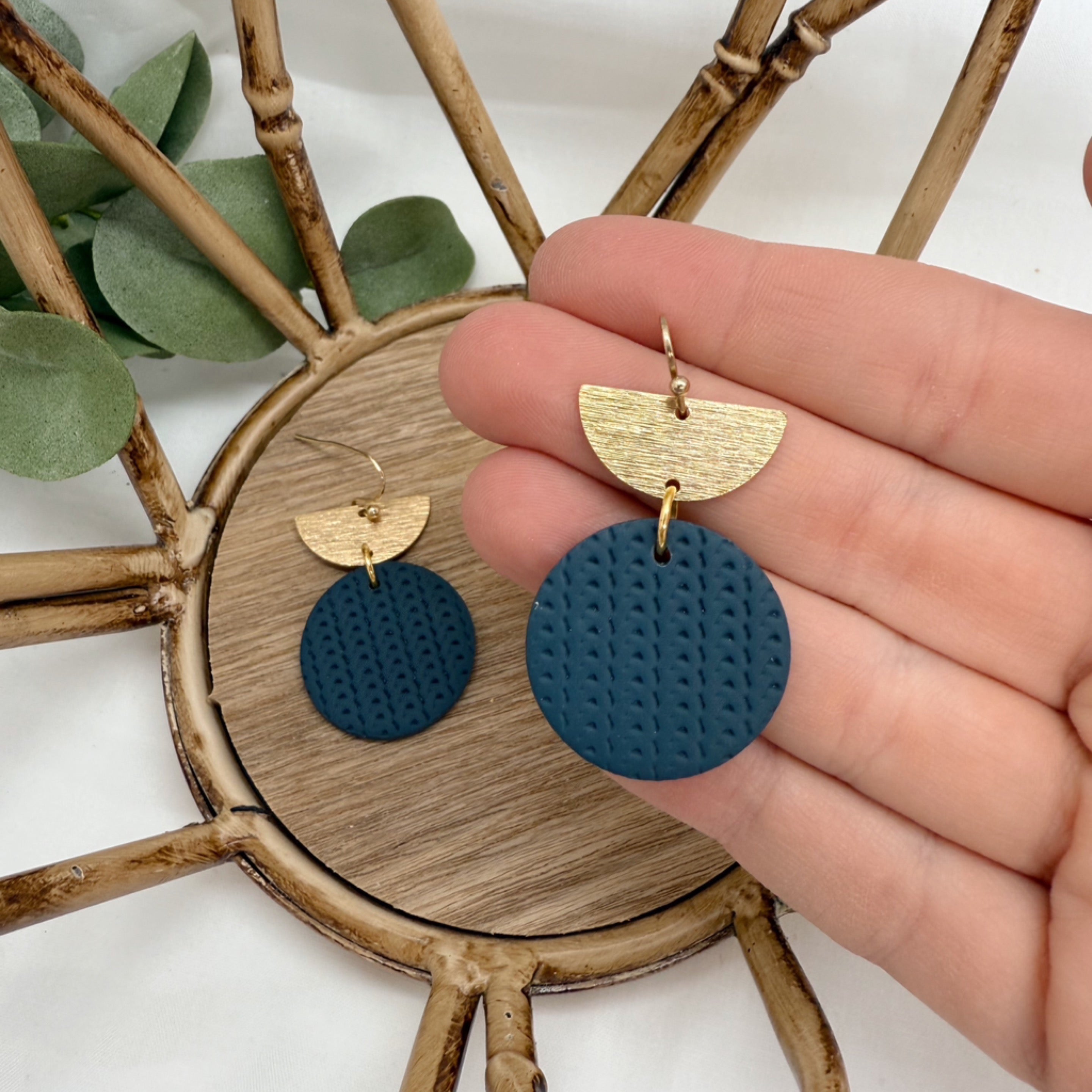 Navy Everyday Dangle – Made With Love, Lauren